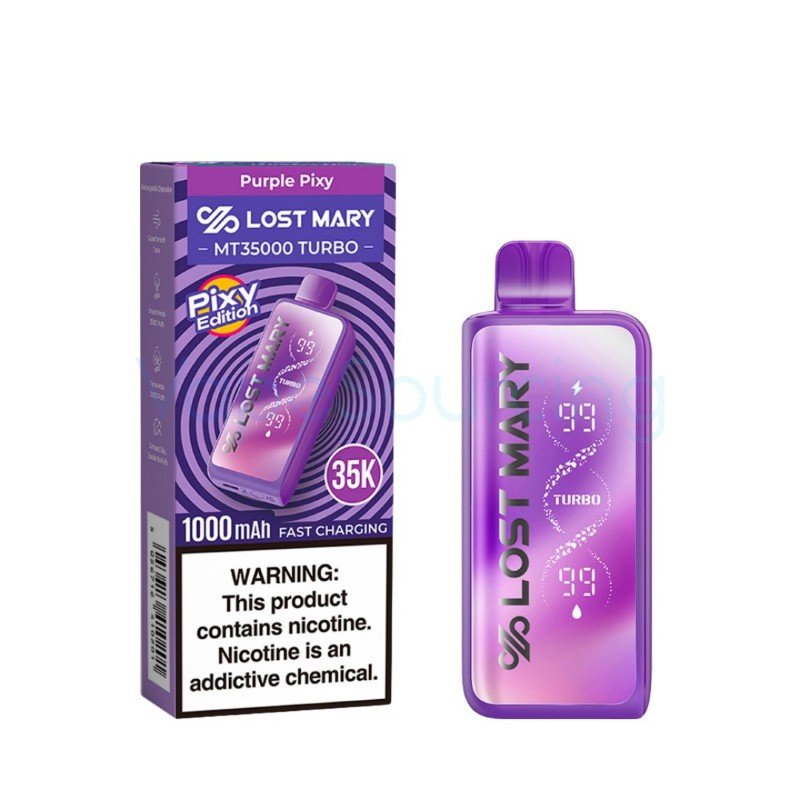 Purple Pixy - Lost Mary MT35000 Turbo Pixy Edition Disposable Vape ...